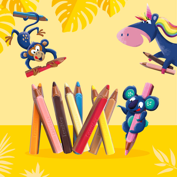 Creioane colorate din ciocolata cu lapte - 72g – CiocolataOradea