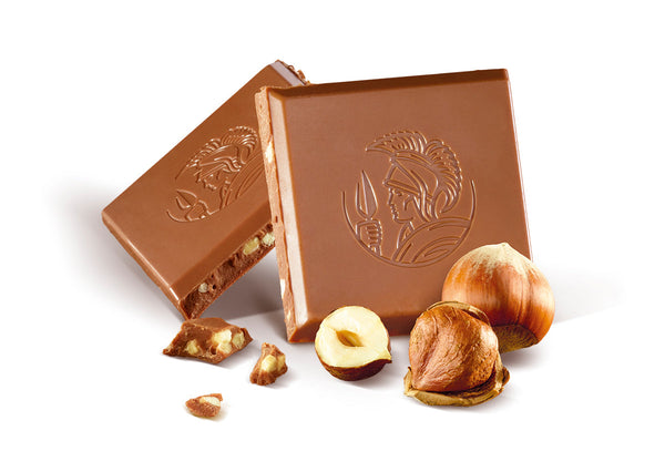 Tableta ciocolata cu lapte si alune de padure - 100g – CiocolataOradea